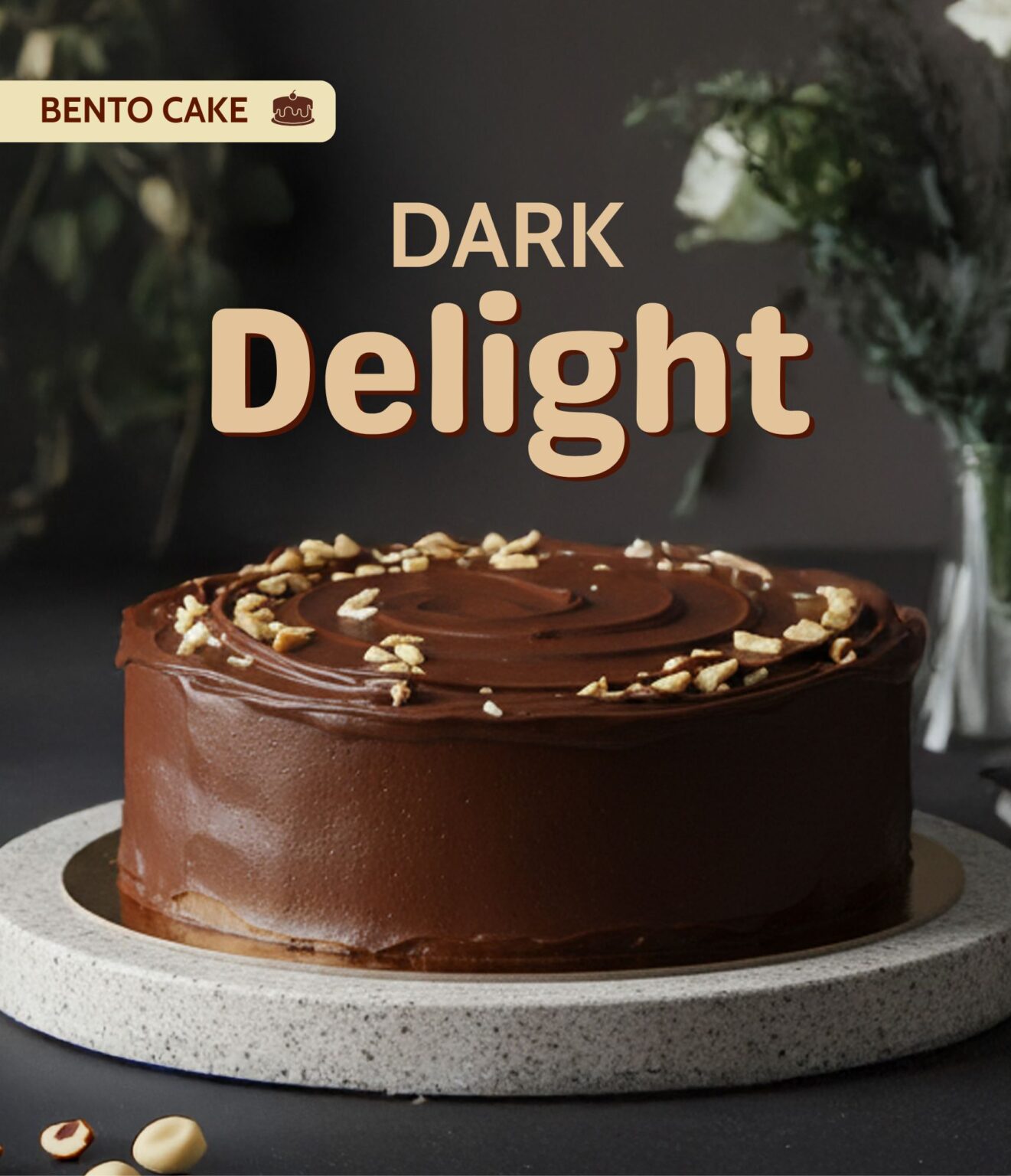 Dark Delight | Bento Cake - The Oven